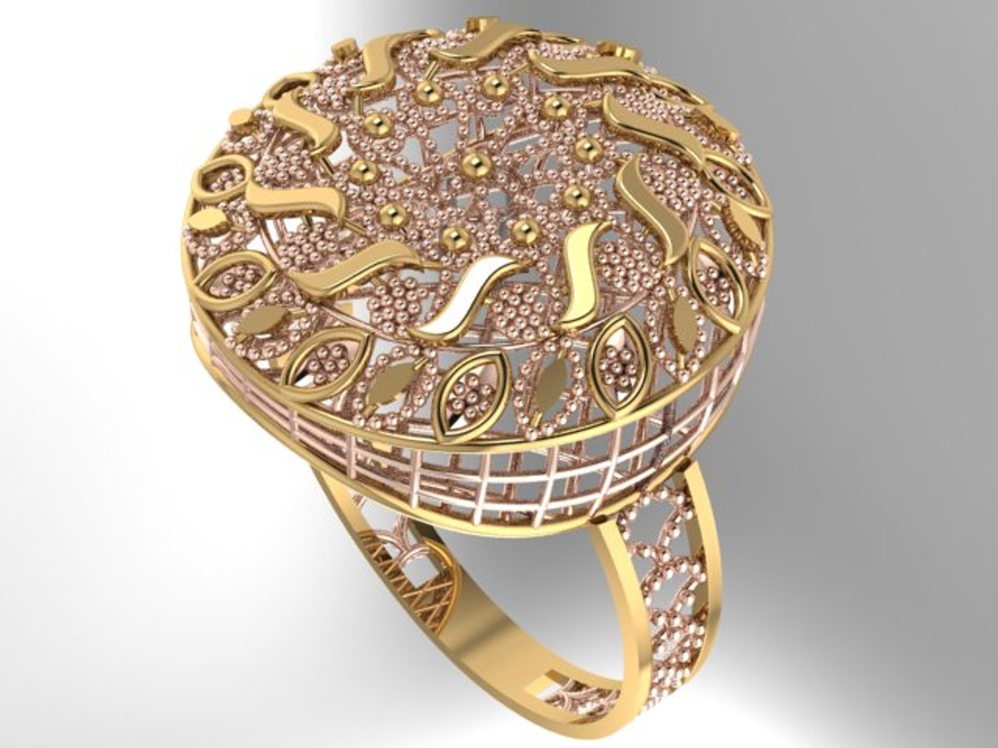Gold rings 3D model - TurboSquid 1617987