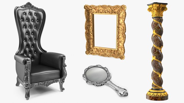 modelo 3d Colección de decoración barroca - TurboSquid 2229970