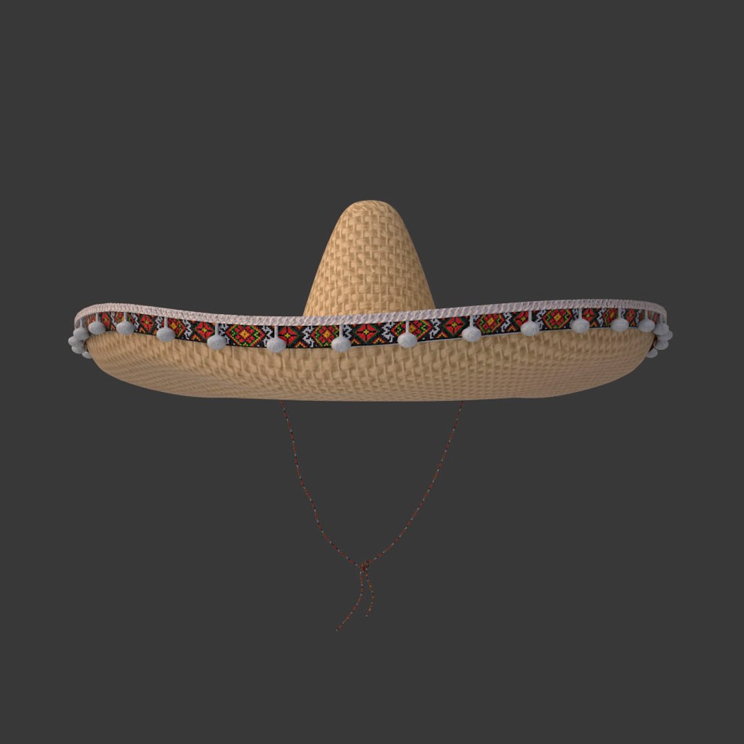 Sombrero 3d Max