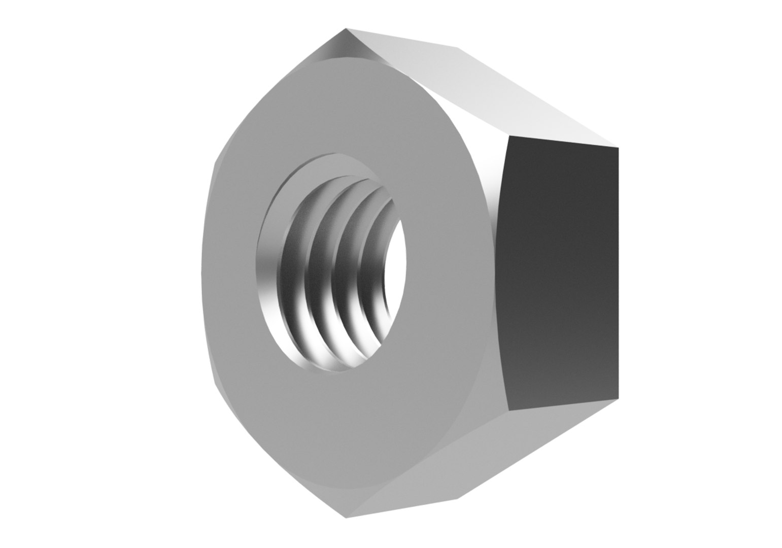 hexagonal metric nut dxf