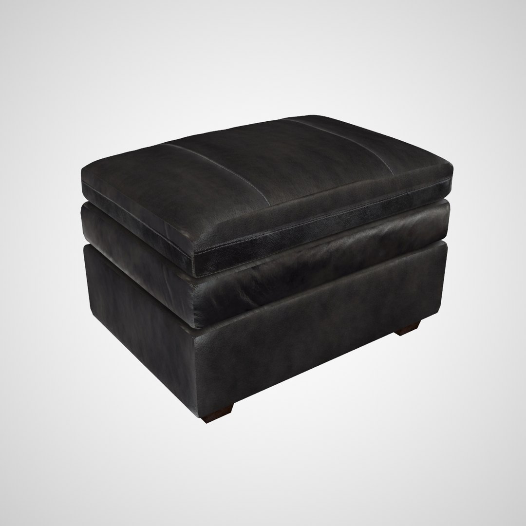 Simple Ottoman 3D Model - TurboSquid 1373159