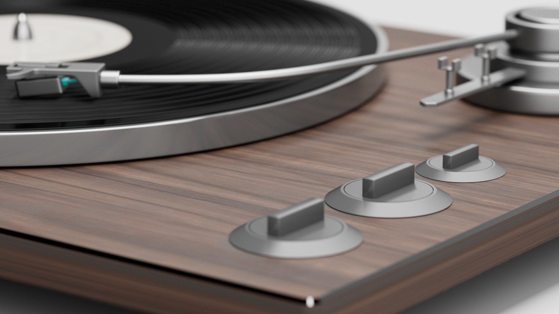 3D Vintage Turntable - TurboSquid 1834715