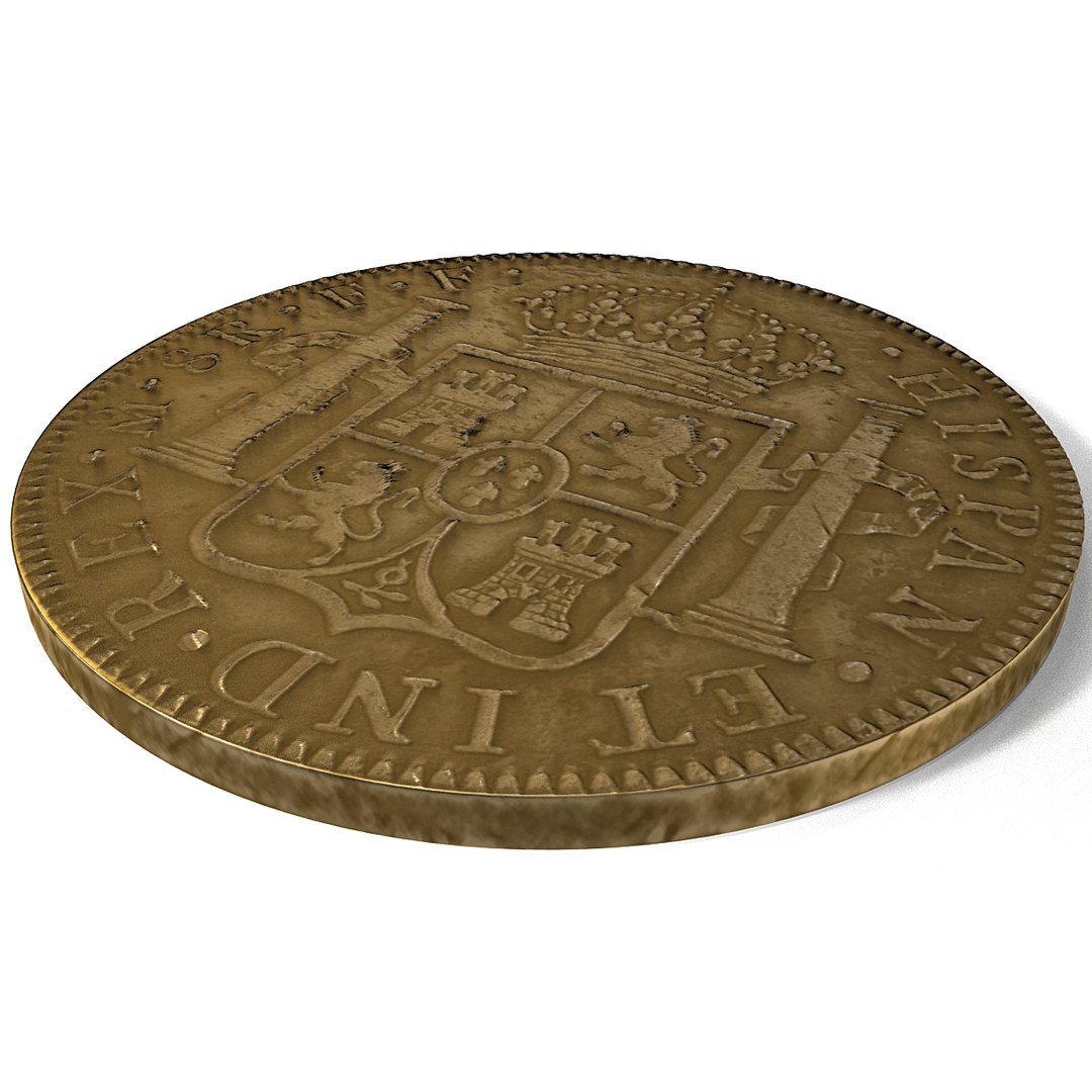3dsmax Gold Doubloon