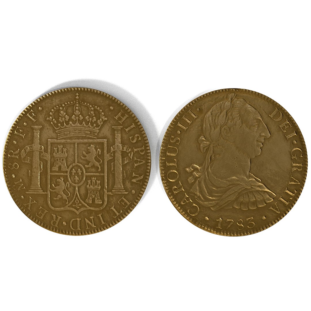 3dsmax Gold Doubloon