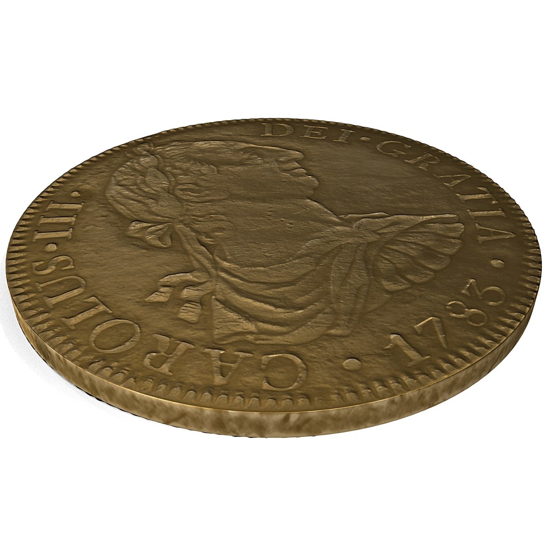 3dsmax Gold Doubloon