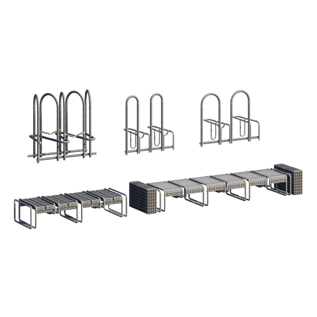 Basic Elegance Rack 3D Model - TurboSquid 2085608