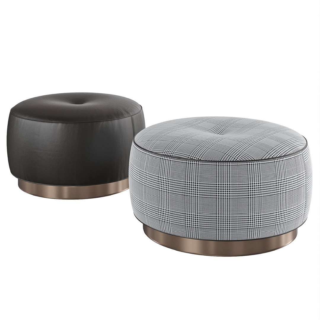 Pouf Torii Bold 3D - TurboSquid 2199091
