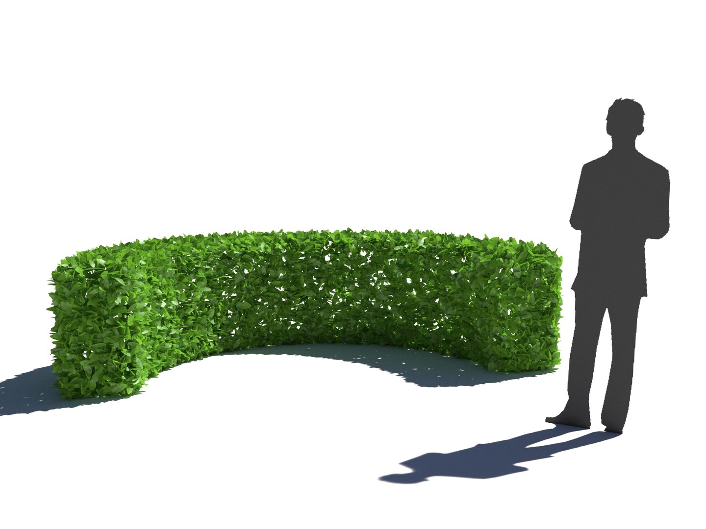 3D bush hedge model - TurboSquid 1187854