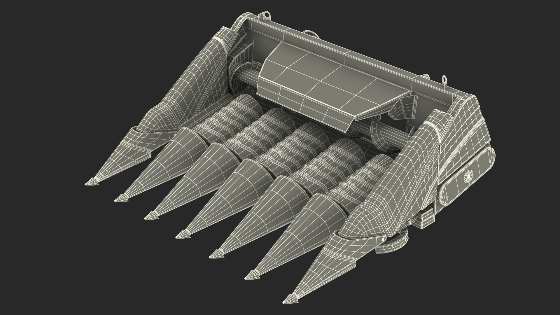 Corn Header 6 Rows New 3D Model - TurboSquid 1726016