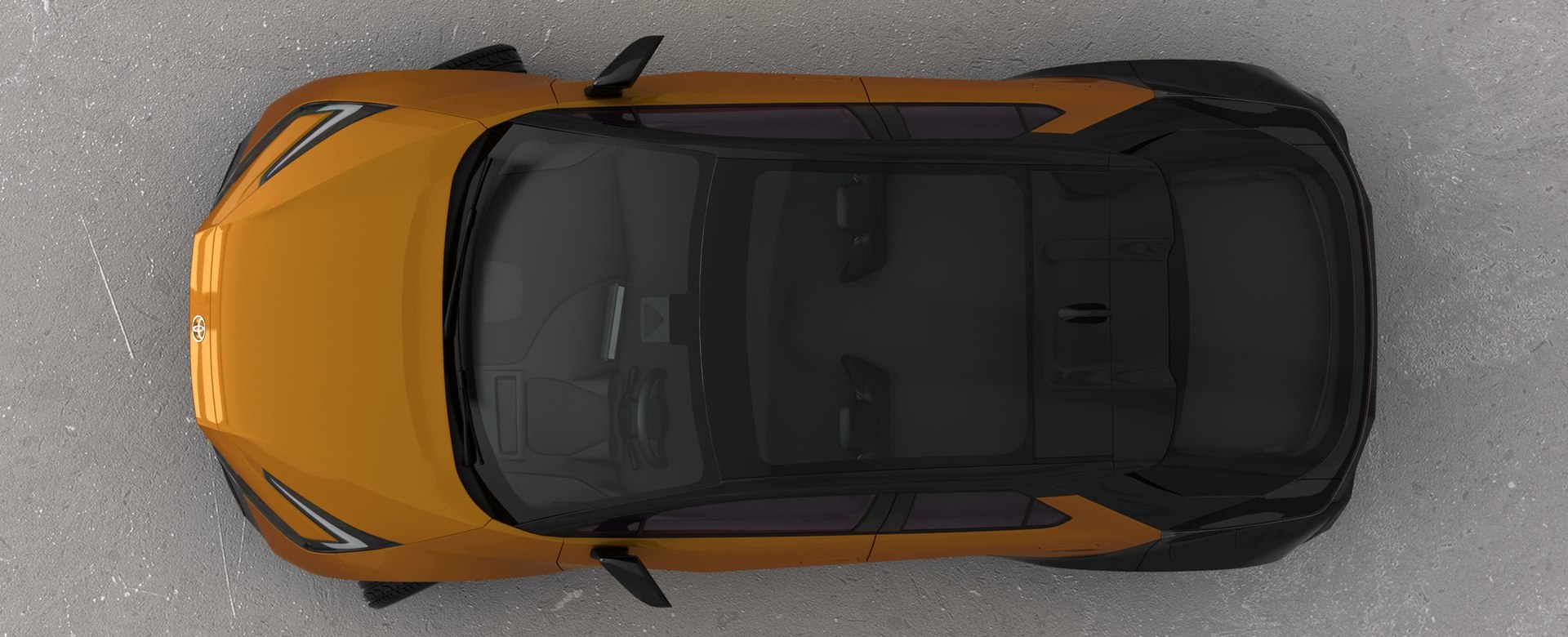 Toyota C-HR 2024 Low Interior model - TurboSquid 2157263