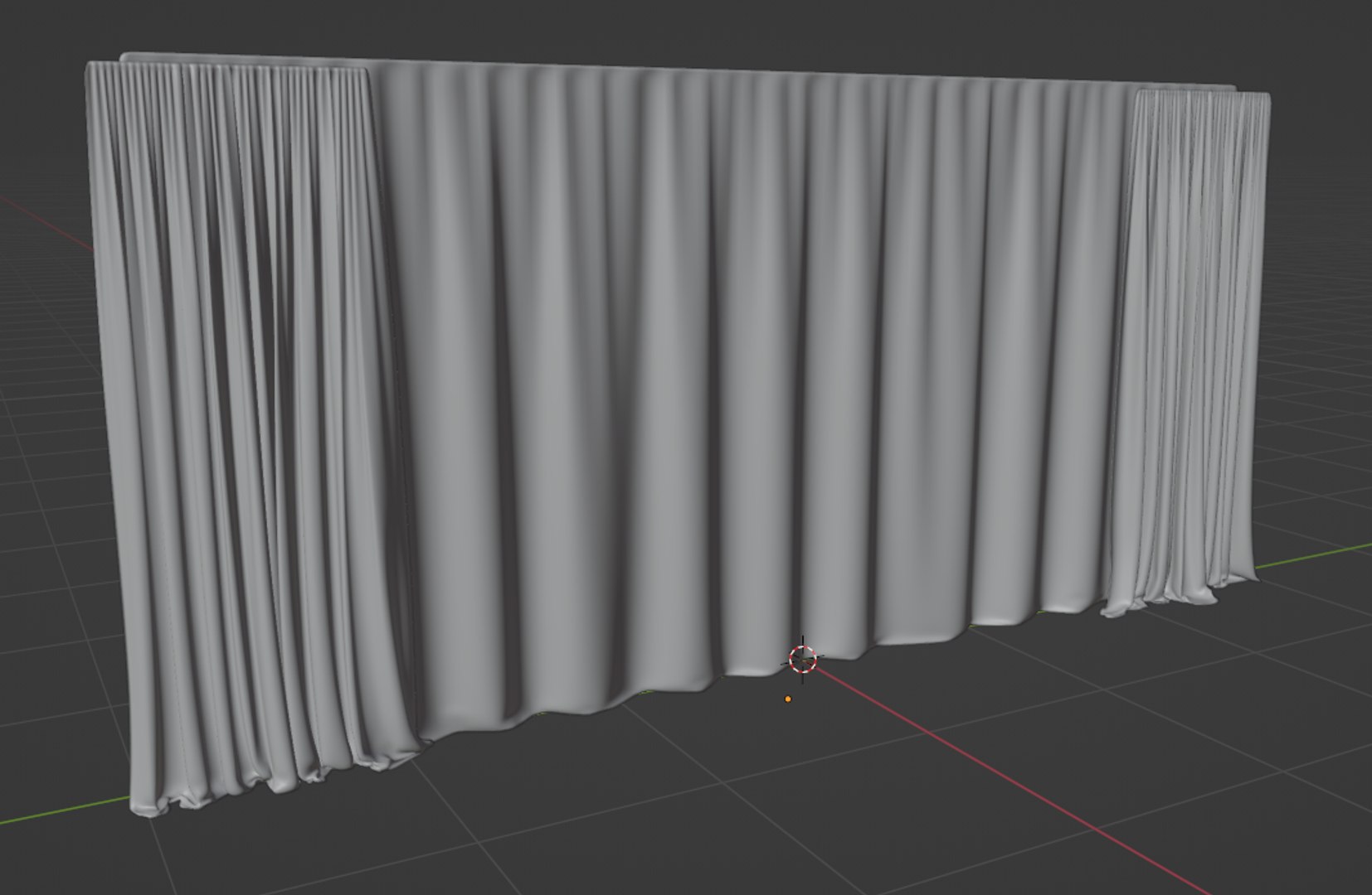 Curtain 02 3D Model - TurboSquid 2185113