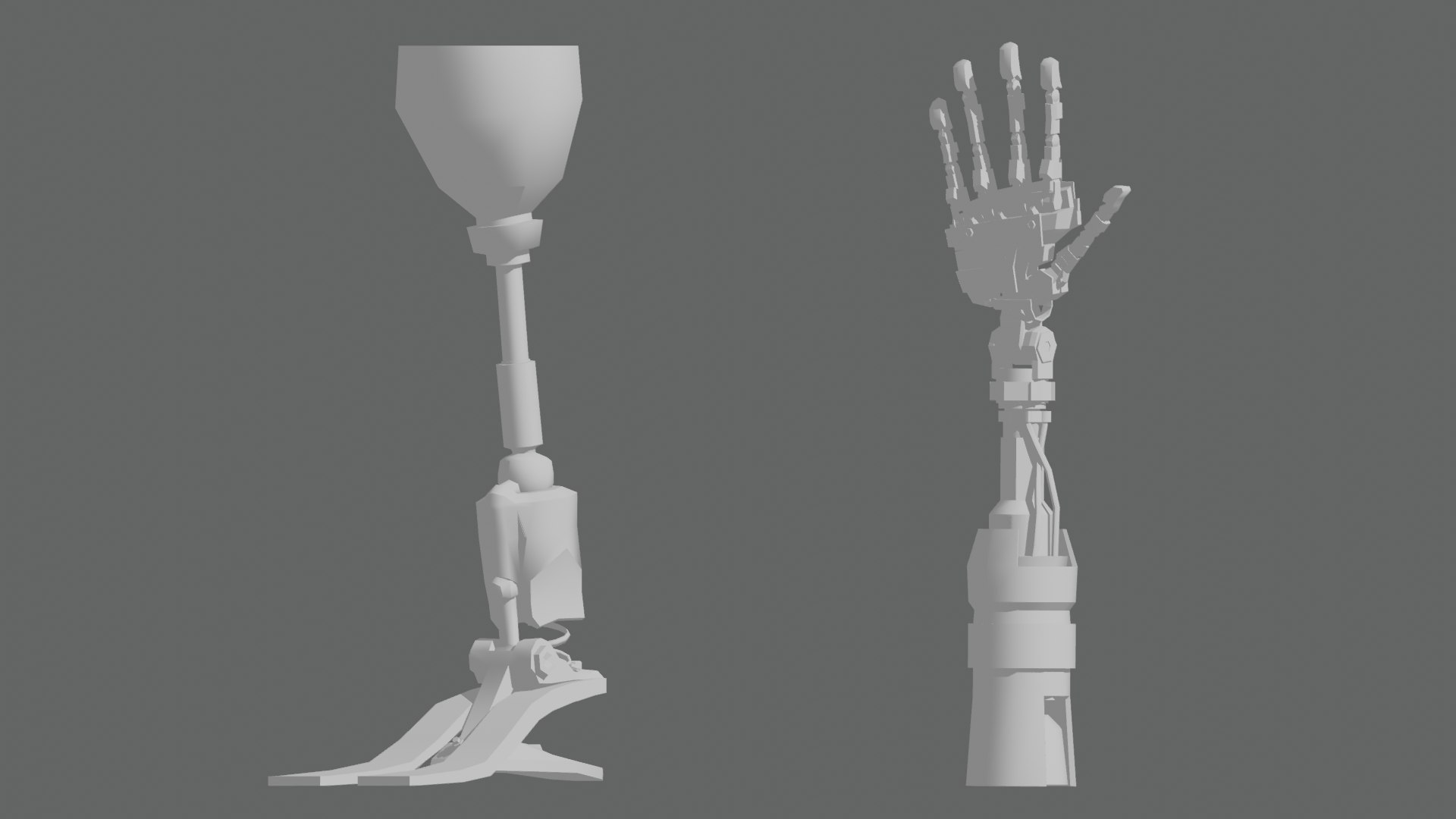 3D Robot Arm And Leg - TurboSquid 1861739