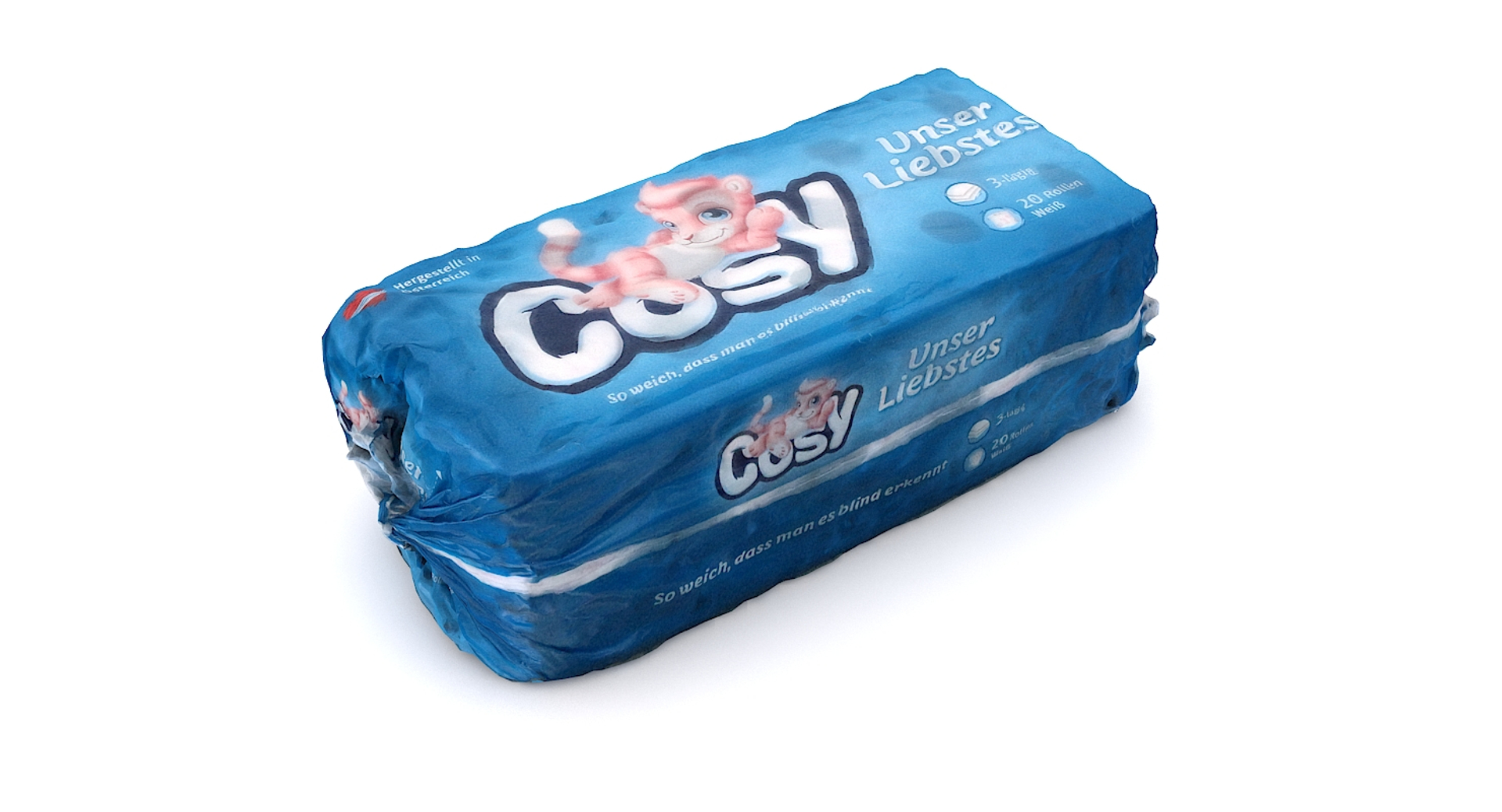 3D Cleaned Package Cosy Toilet Paper - TurboSquid 1352317