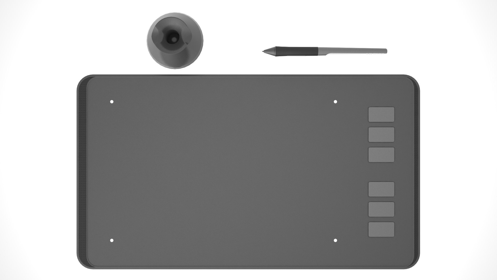 Huion Tablet Model - TurboSquid 1355178