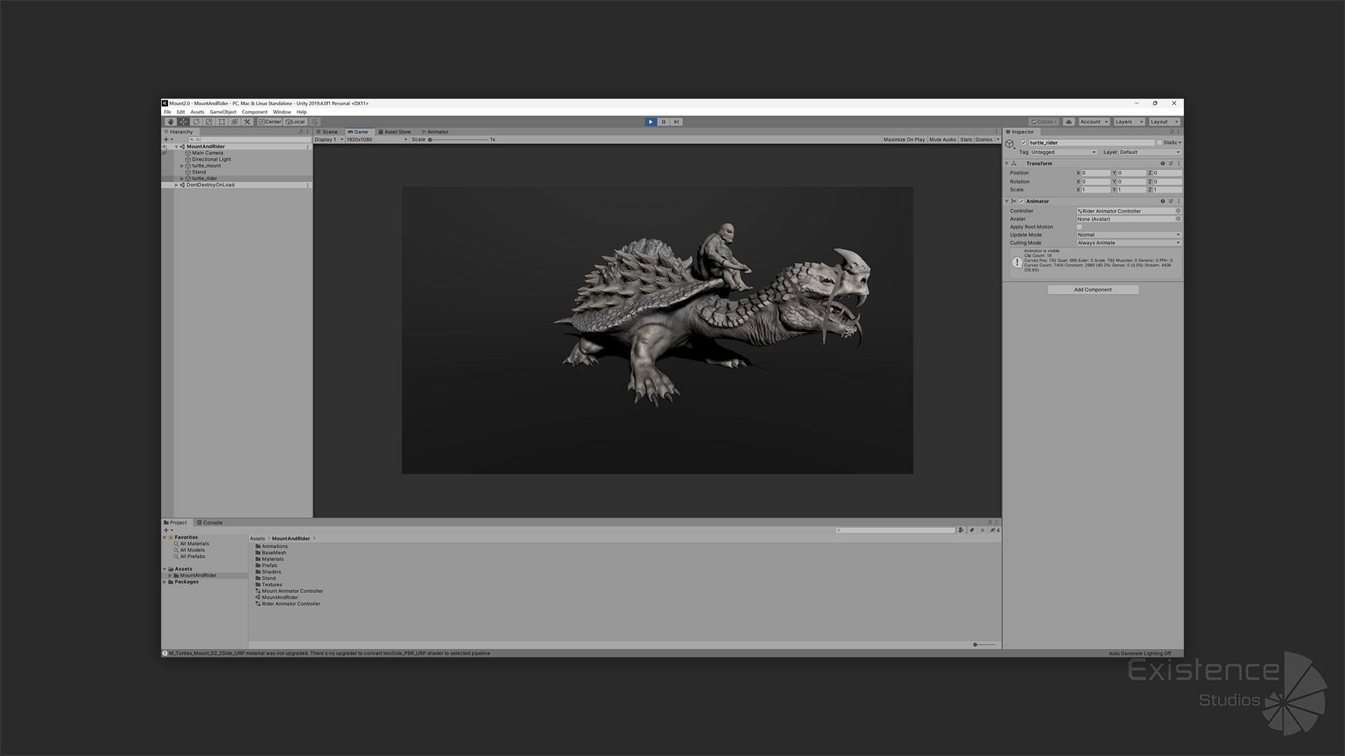 3D Turtles Mount Rider - Tortilla Ryder - Model - Creature Animated Monster - Riding Reptile ...
