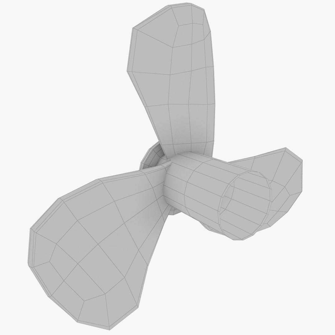 3D Propeller Metal Model - TurboSquid 1233630