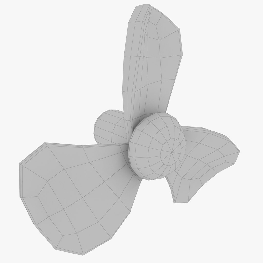 3D Propeller Metal Model - TurboSquid 1233630