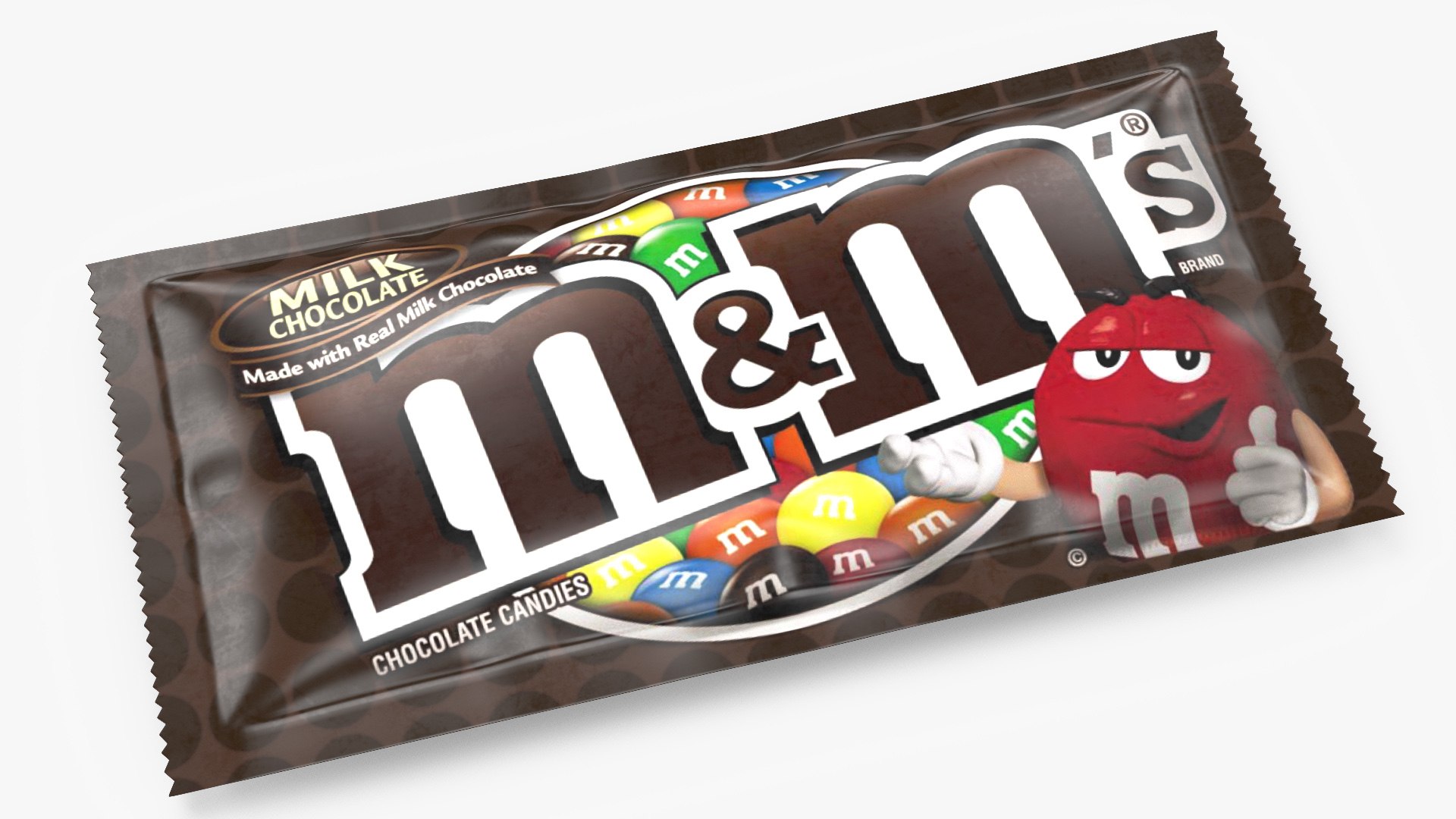 M And Ms Candy Package Brown 3D Model - TurboSquid 2286834