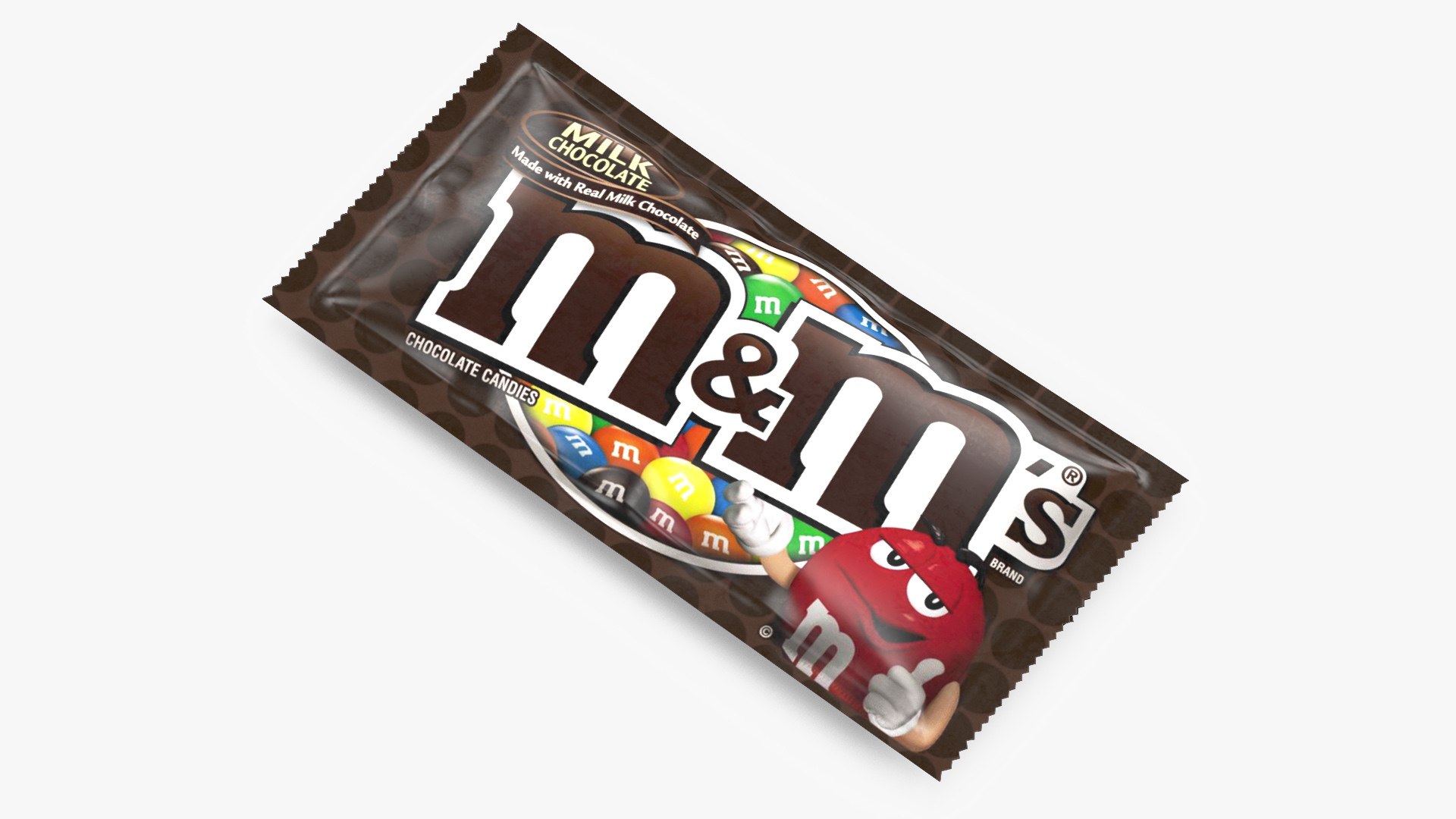 M And Ms Candy Package Brown 3D Model - TurboSquid 2286834