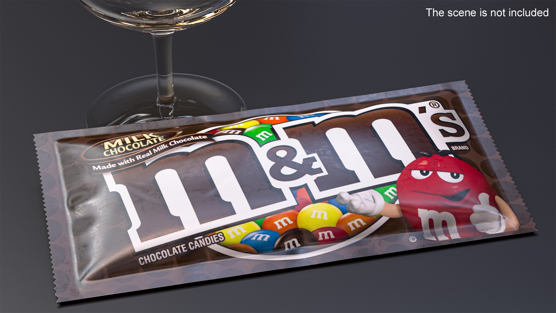 M And Ms Candy Package Brown 3D Model - TurboSquid 2286834