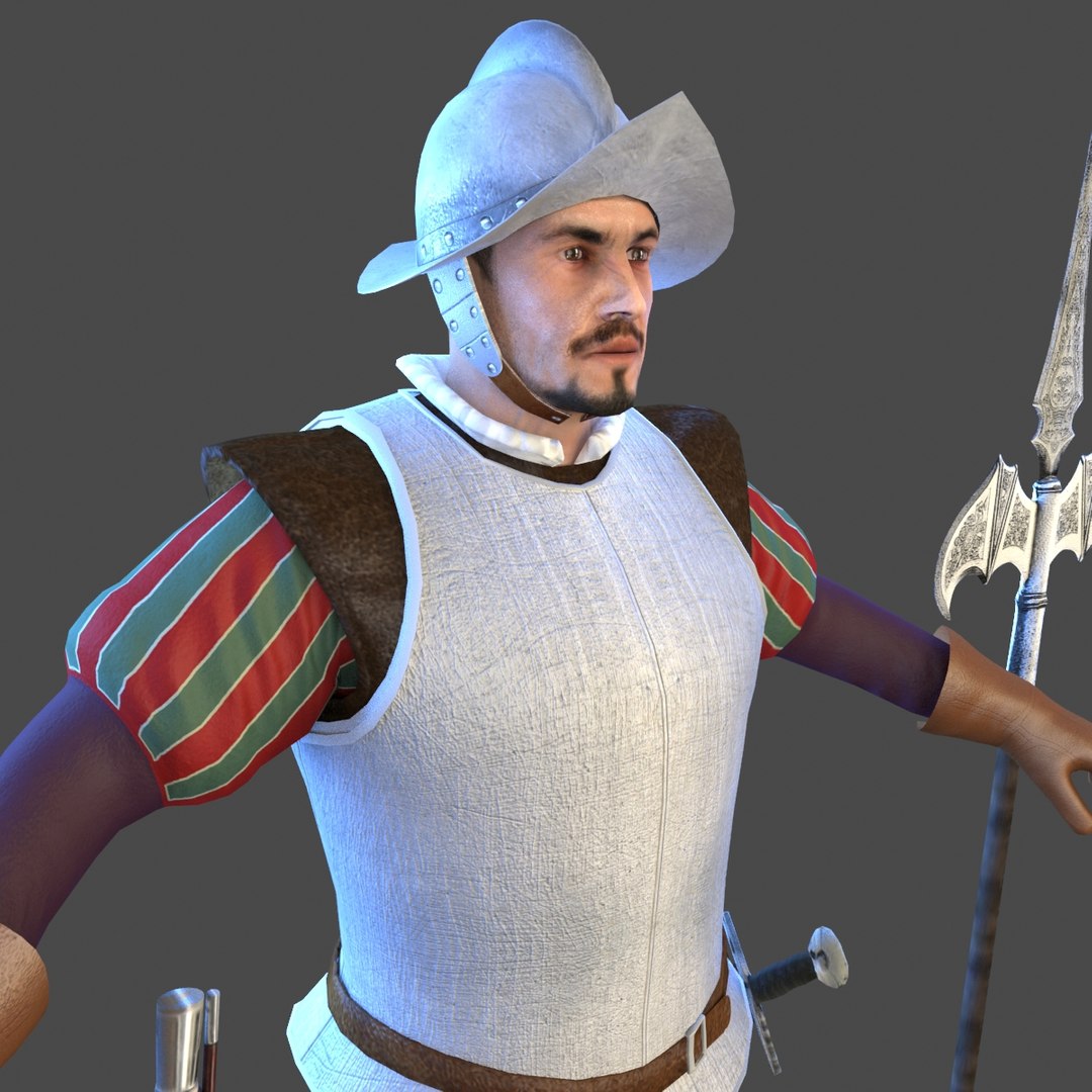Conquistador Man Morion Model - TurboSquid 1455936