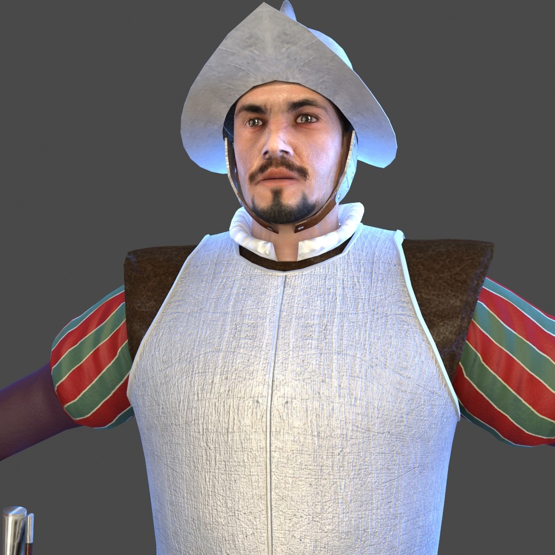 Conquistador Man Morion Model - TurboSquid 1455936