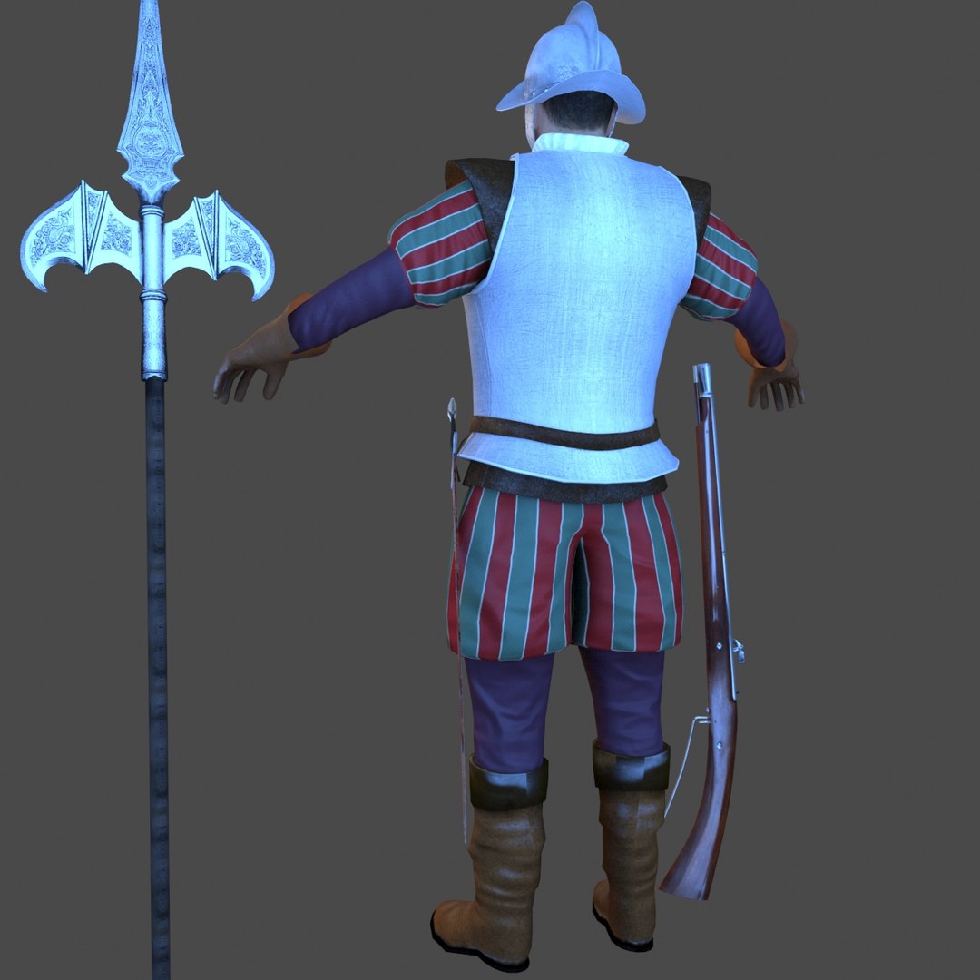 Conquistador Man Morion Model - TurboSquid 1455936