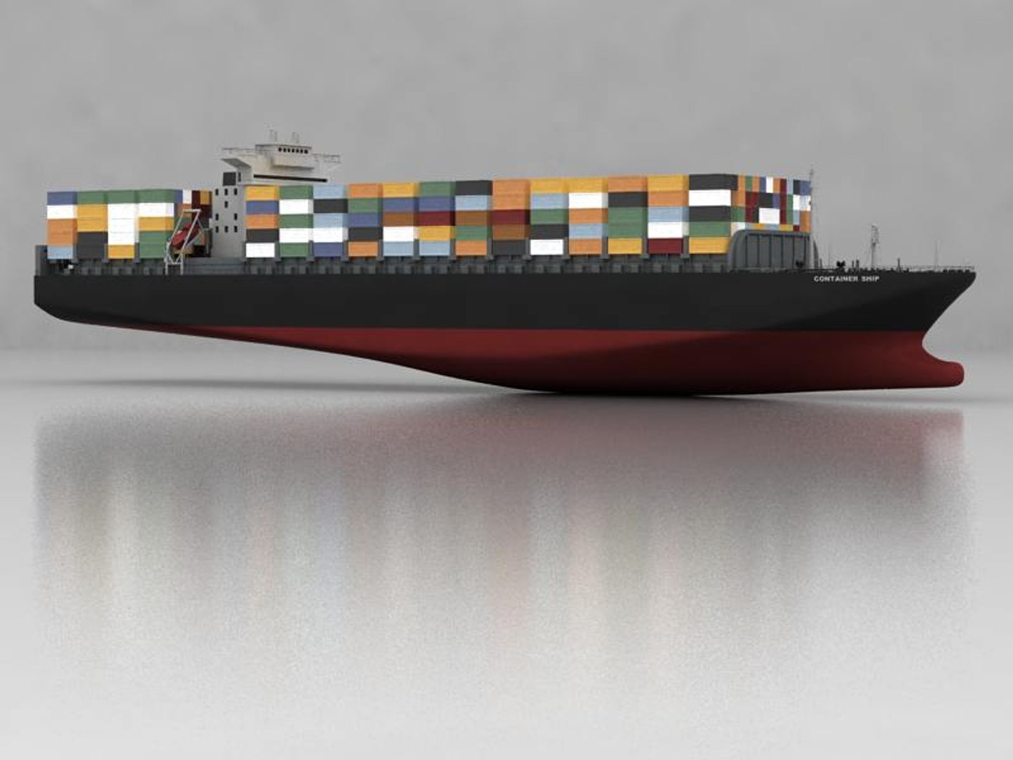 3D Container Ship - TurboSquid 1583361