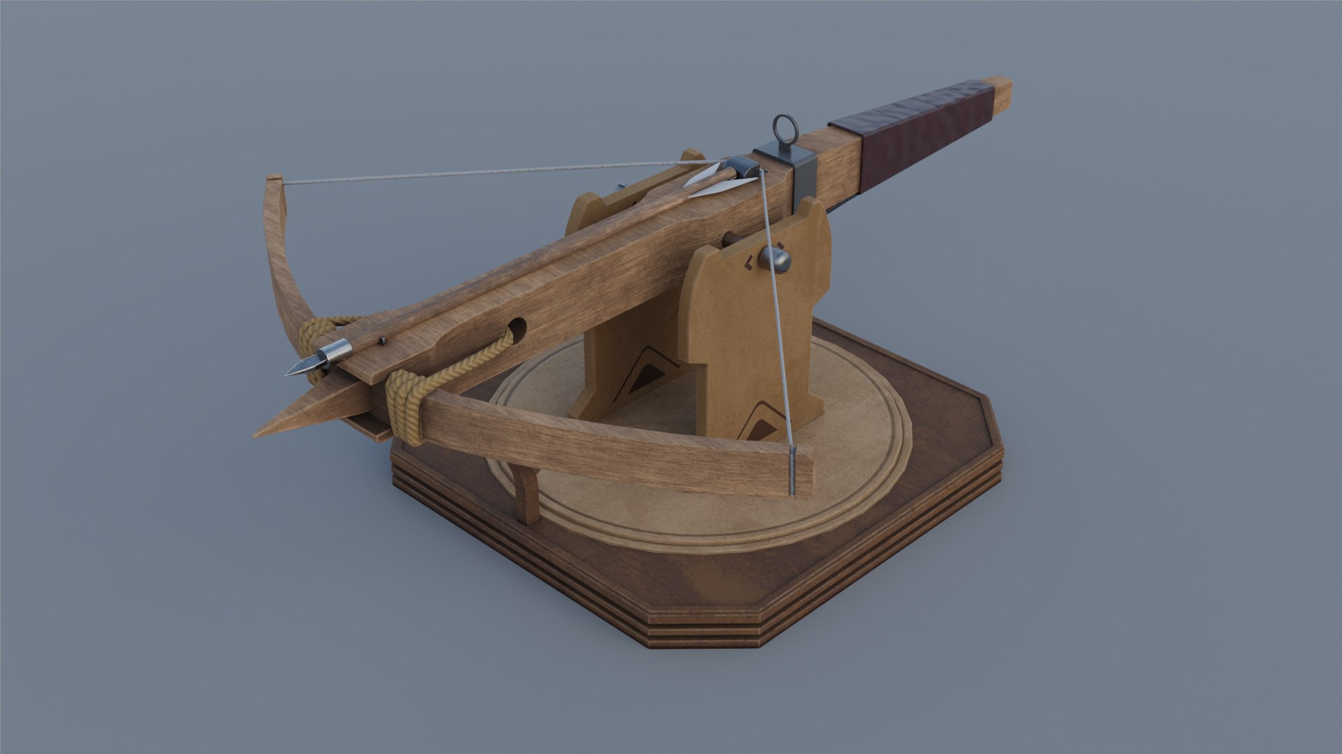 Mounted Crossbow 3D Model - TurboSquid 1892193