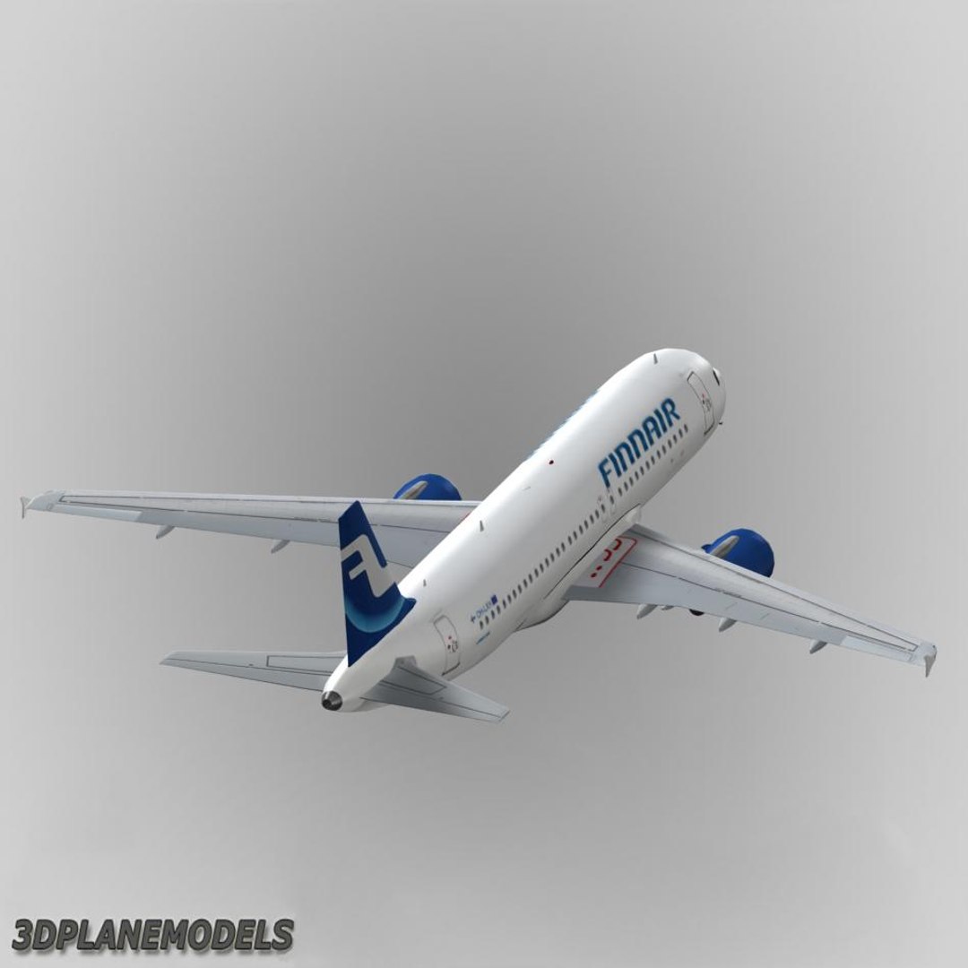 Airbus A320 Finnair A-320 3d 3ds