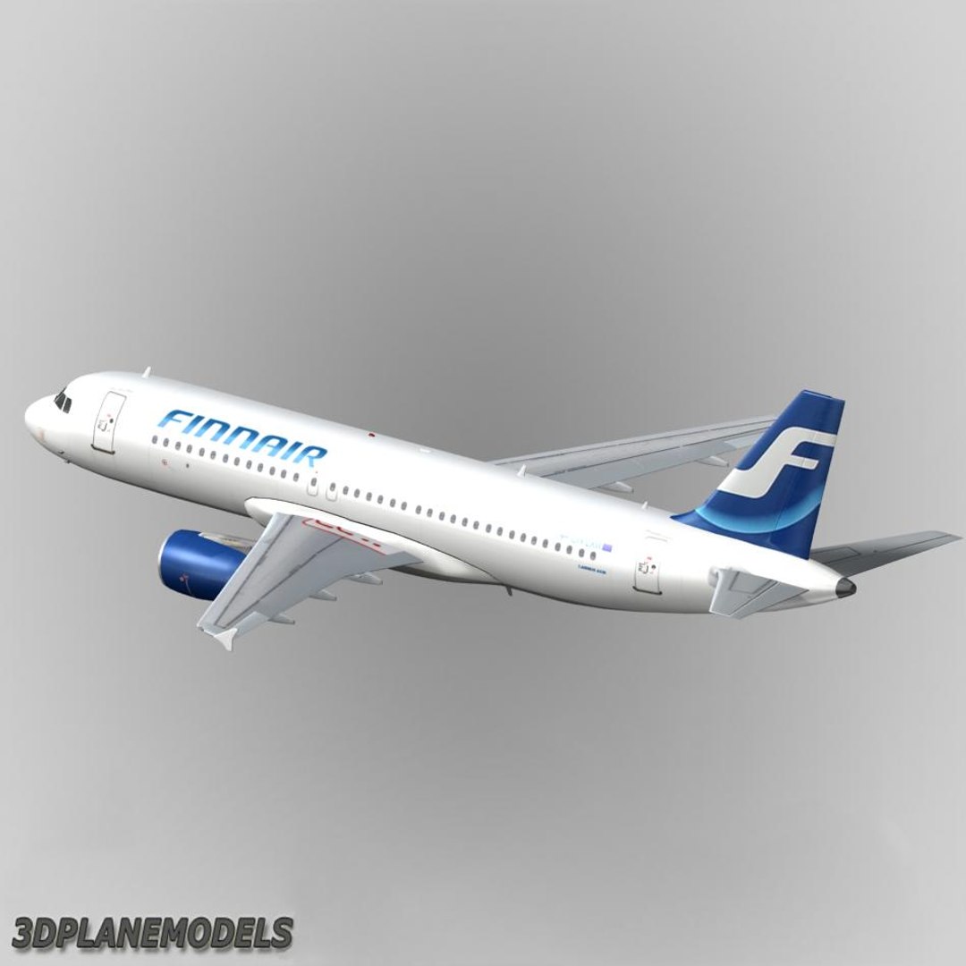 Airbus A320 Finnair A-320 3d 3ds
