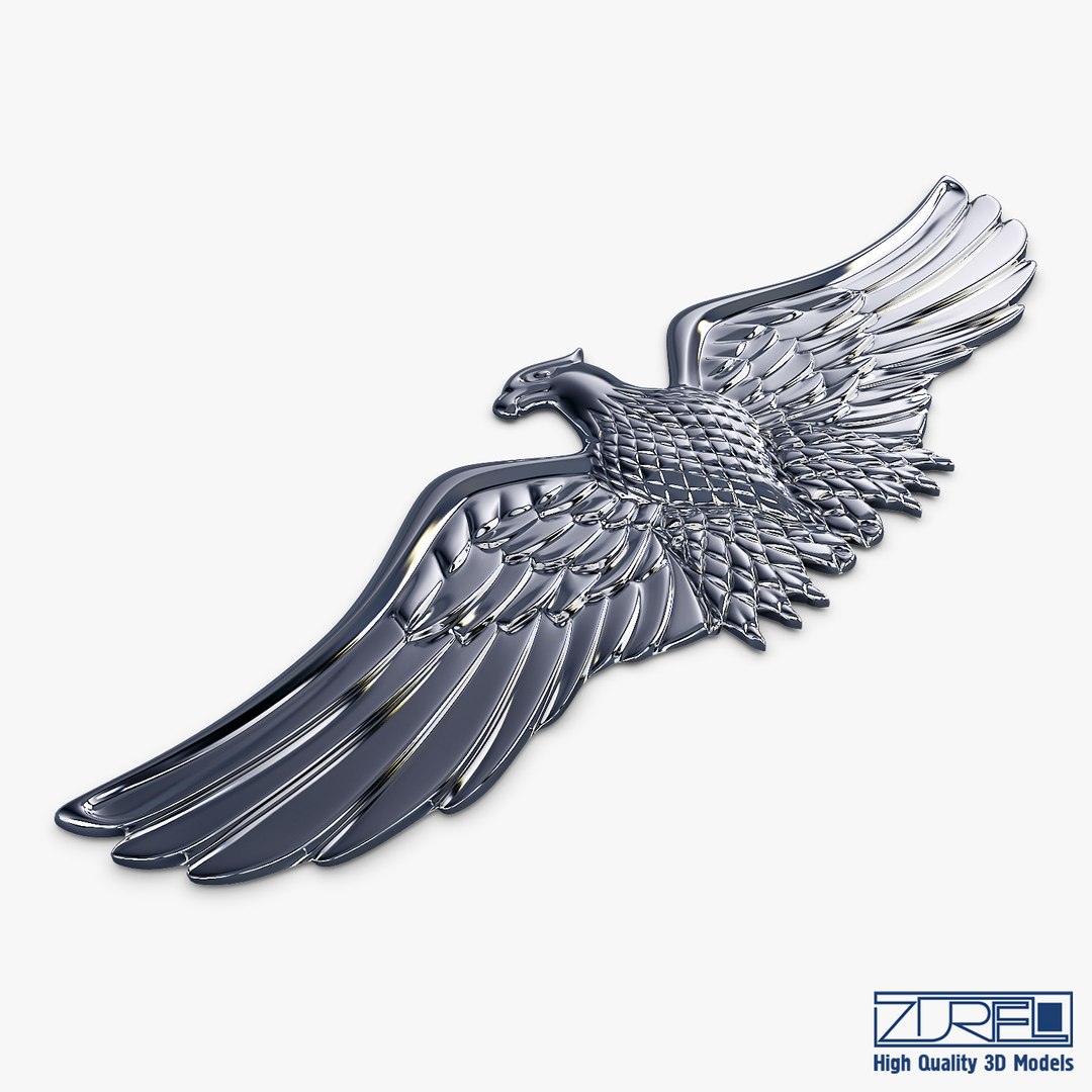 Eagle Insignia Chrome 3D - TurboSquid 1217922