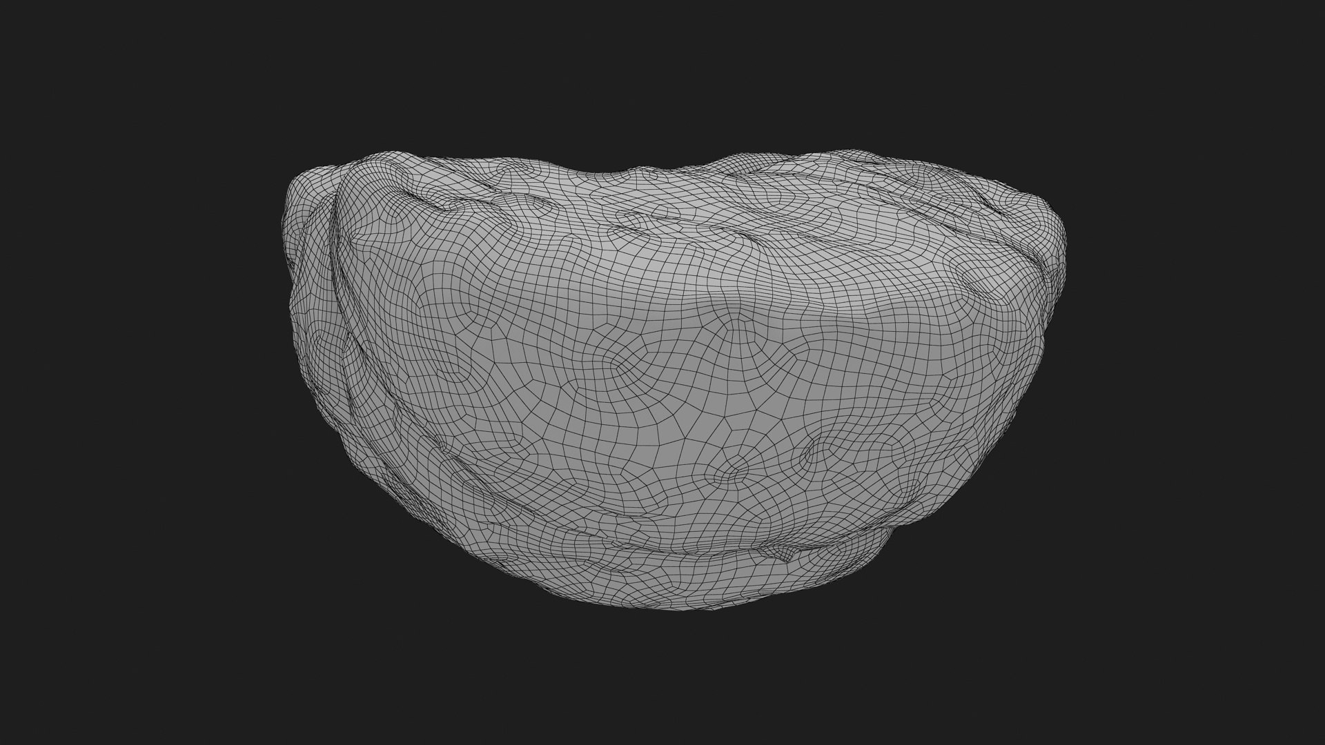 Mandarin Half 3D - TurboSquid 2245490