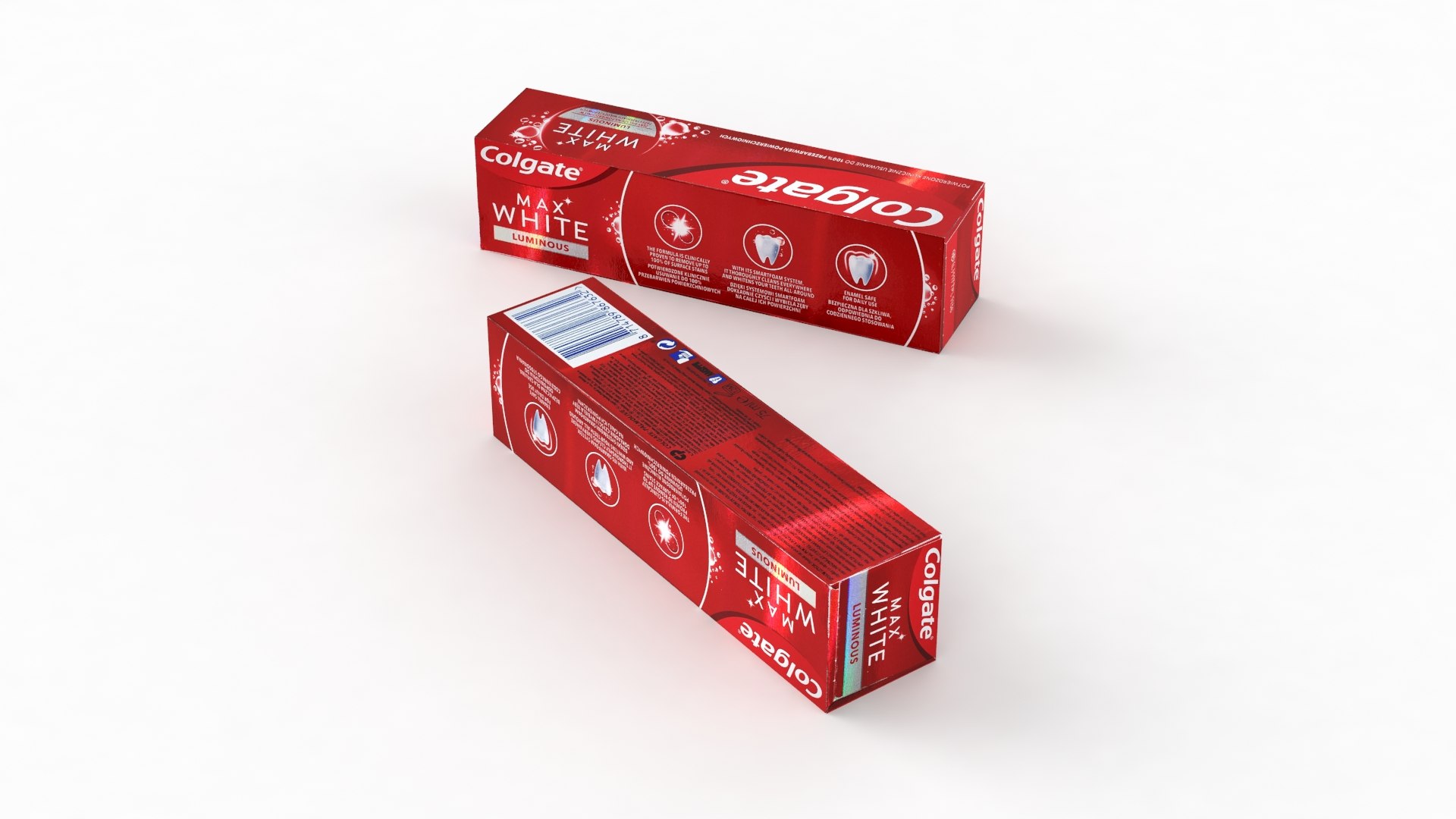 Colgate Max White Luminous Toothpaste Box 75ml 2021 3D - TurboSquid 1788078