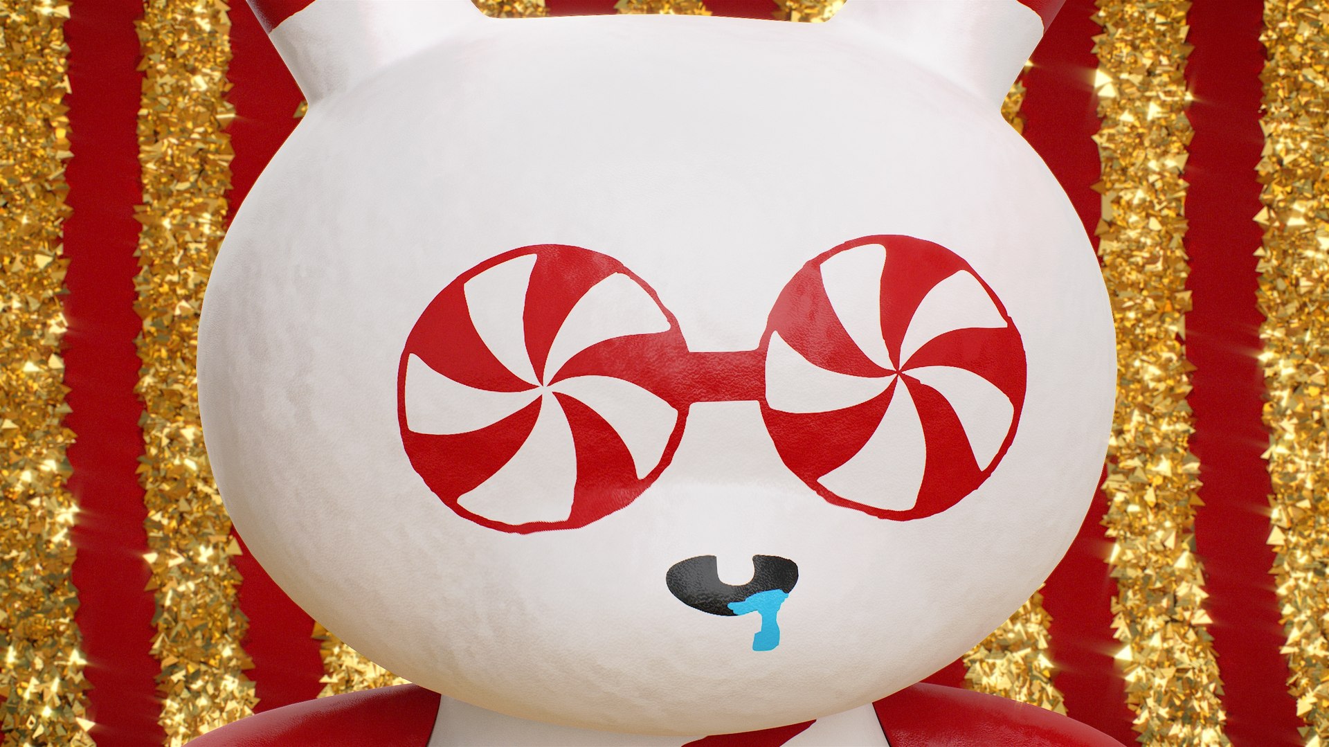 3D Kidrobot Lollipop 12 inch Christmas Set Dunny model - TurboSquid 1825880