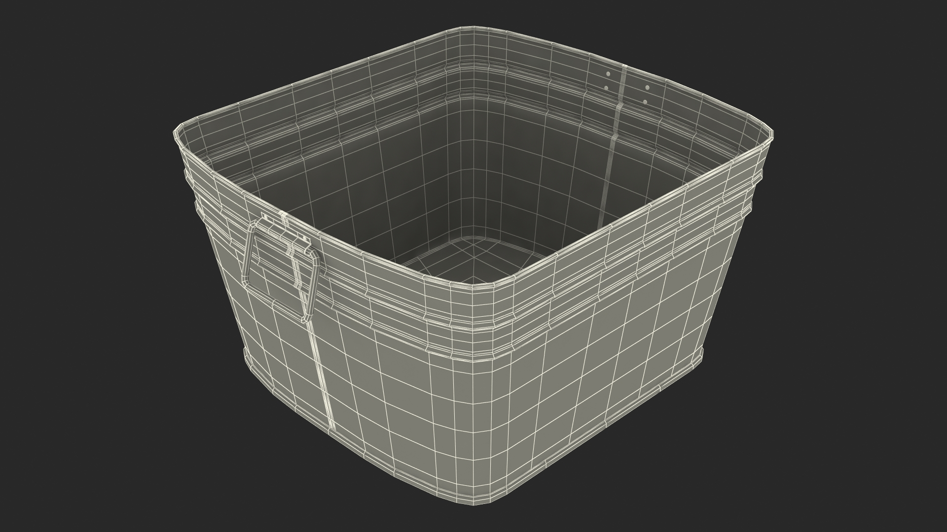 3D Rusty Square Tub model - TurboSquid 1784348