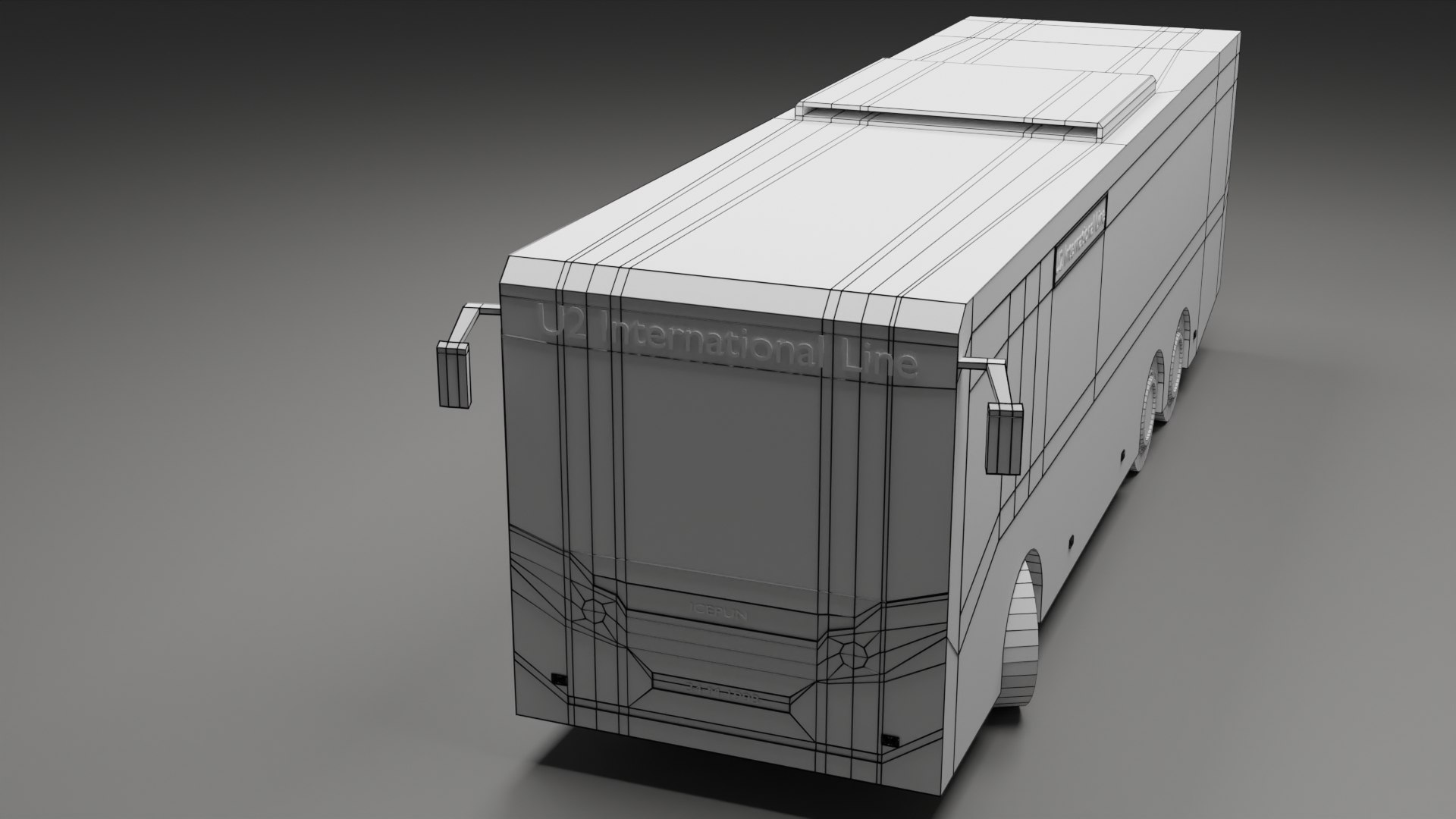Low-poly Bus 3D Model - TurboSquid 1594174