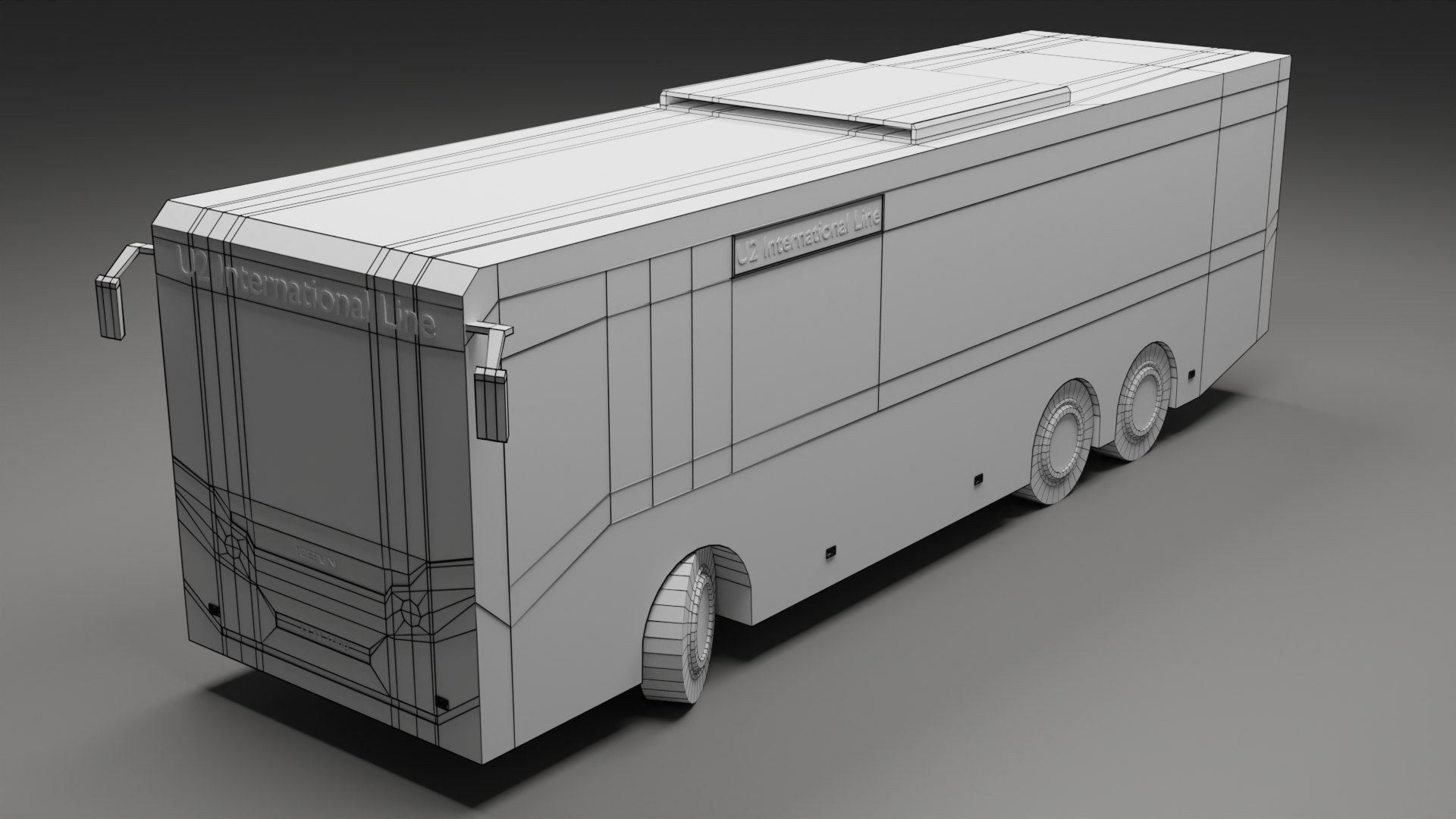 Low-poly Bus 3D Model - TurboSquid 1594174