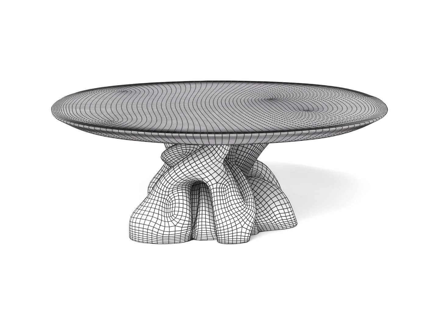 3D Elegant Futuristic Table Model - TurboSquid 2512881