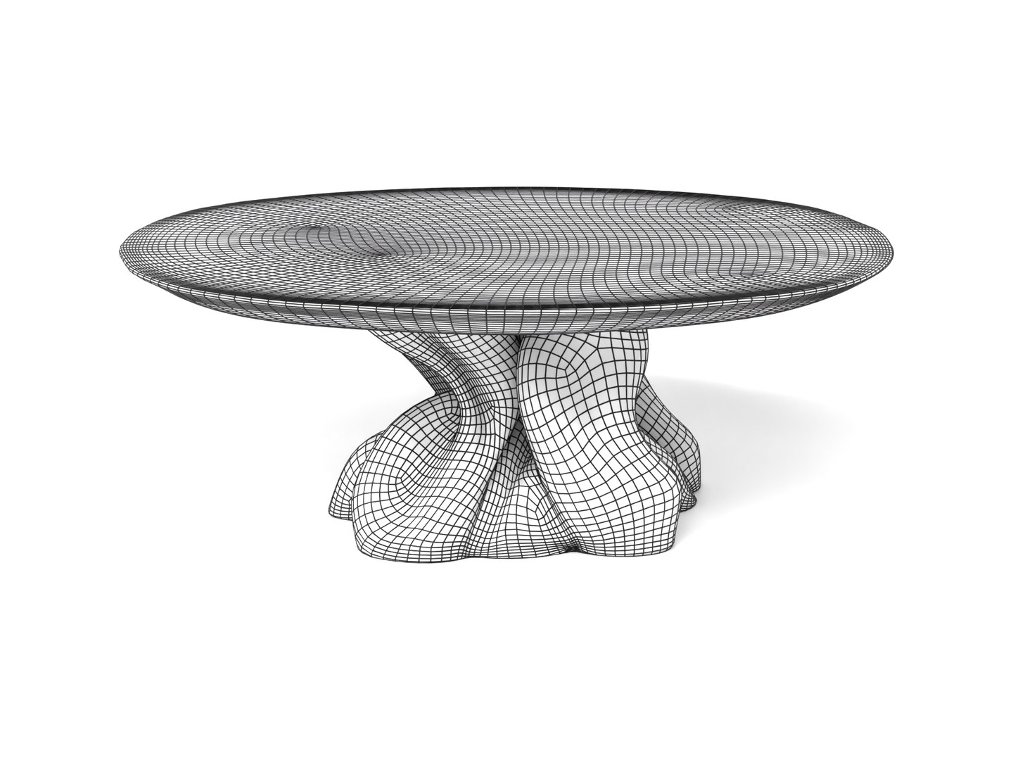 3D Elegant Futuristic Table Model - TurboSquid 2512881