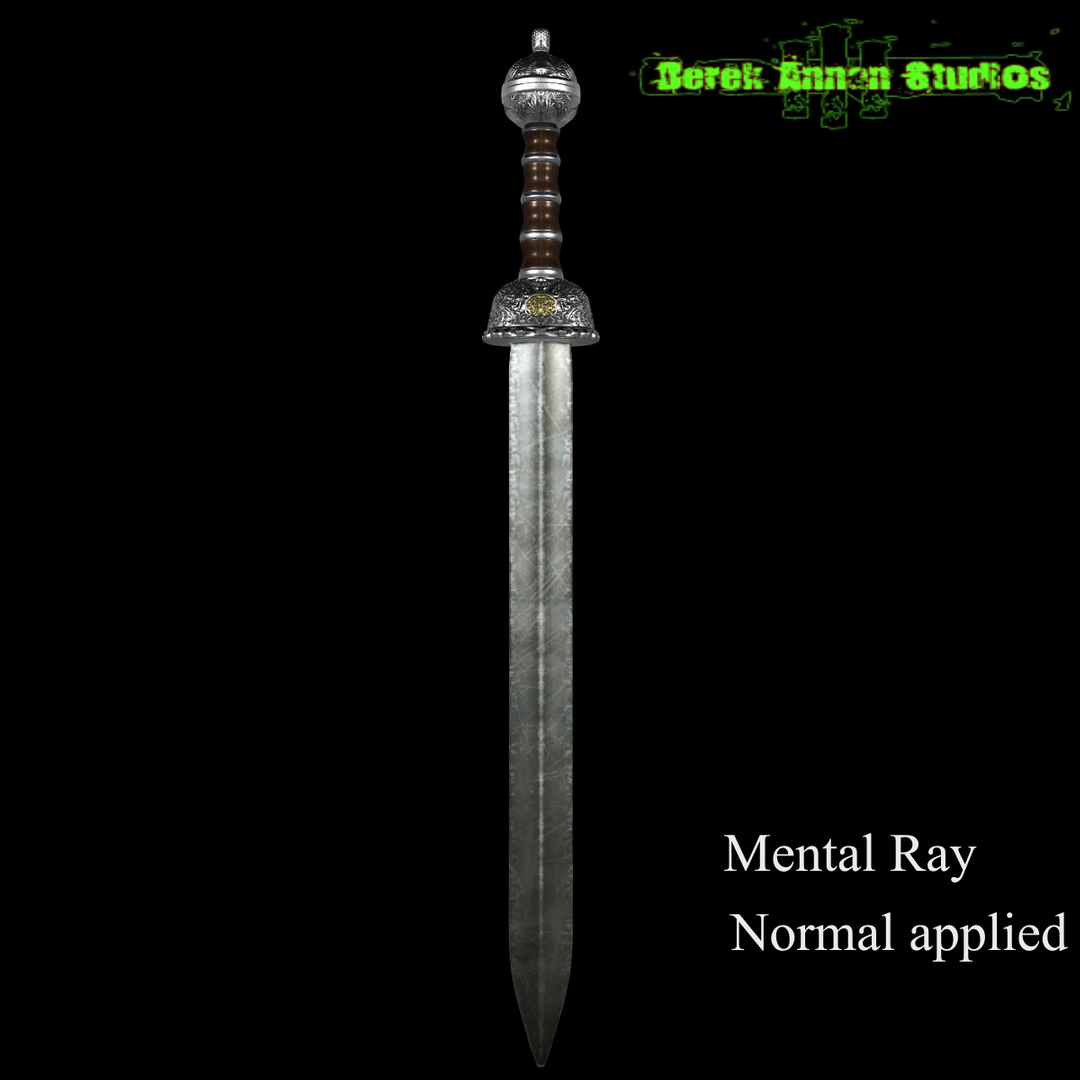 Roman Gladius 3d Model
