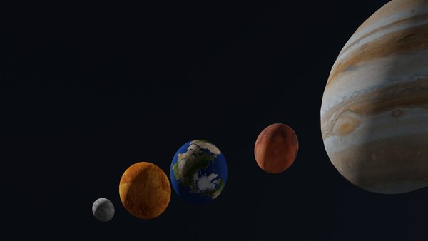 3D planets solar - model - TurboSquid 1647316