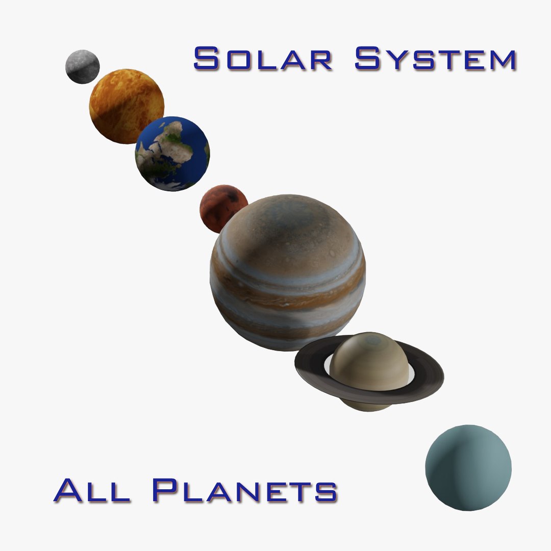 3D Planets Solar - Model - TurboSquid 1647316