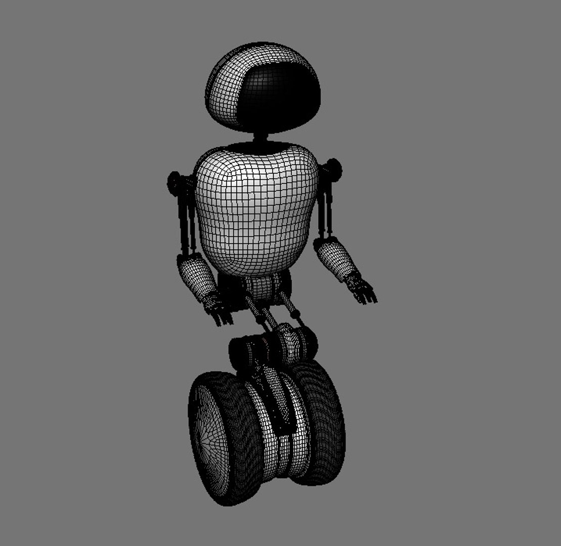 3D Wheel Robot Model - TurboSquid 1239048