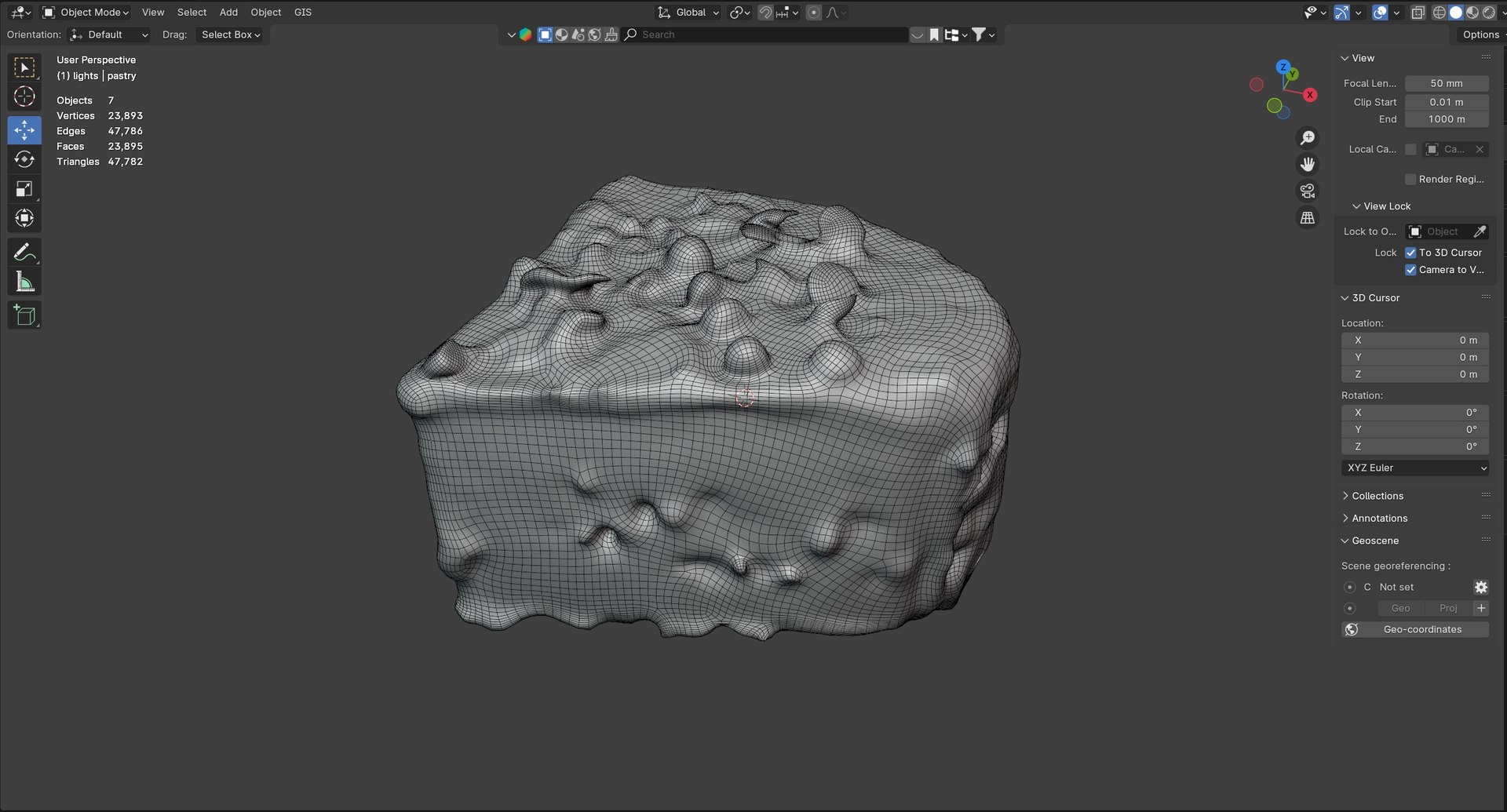 3D Pastry 2 Model - TurboSquid 2378583