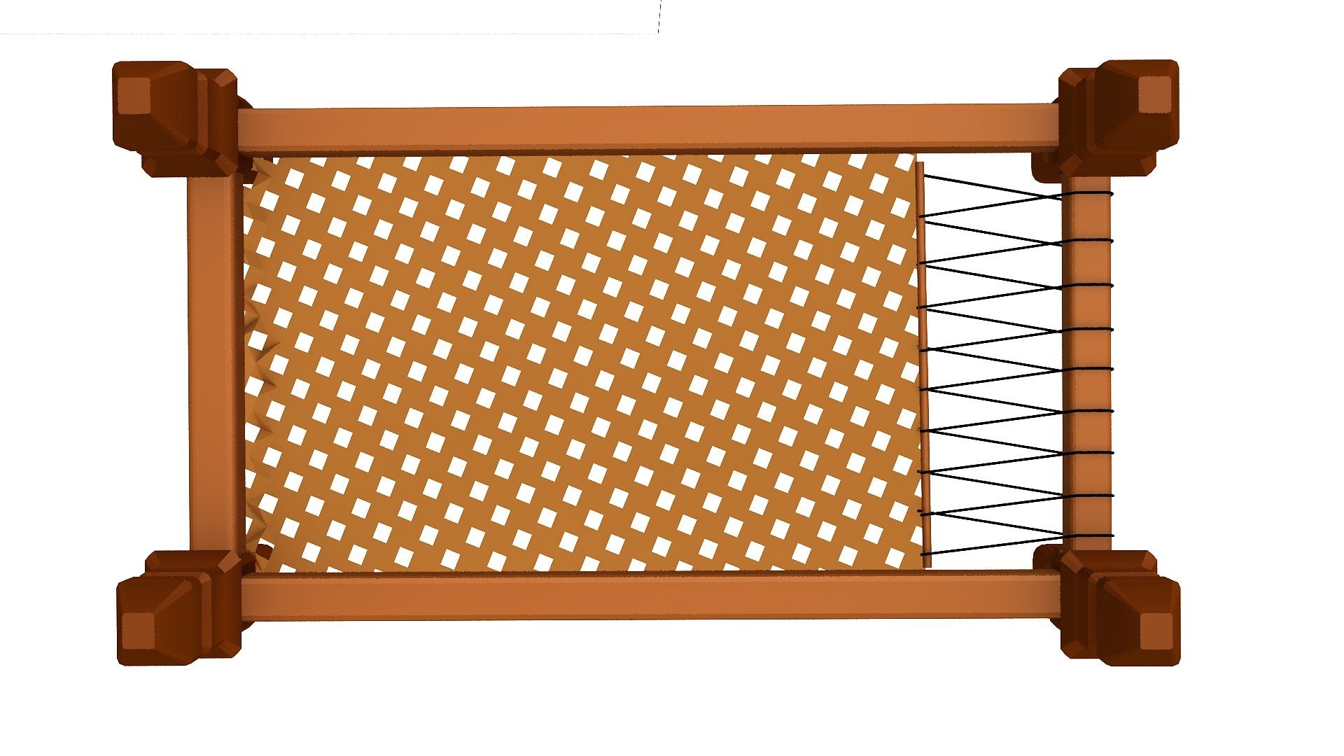 3D Traditional Bed Model - TurboSquid 1925361