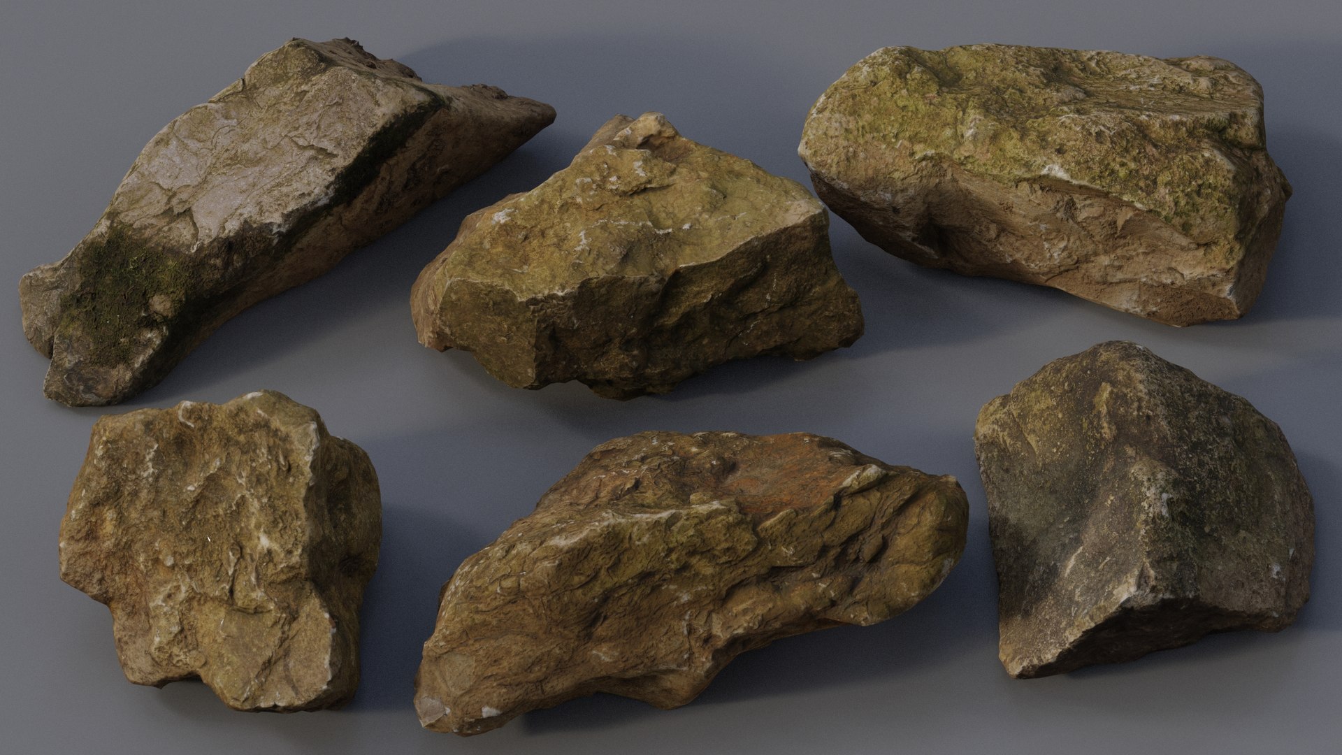 Free 3D Rocks Materials Model - TurboSquid 1595174