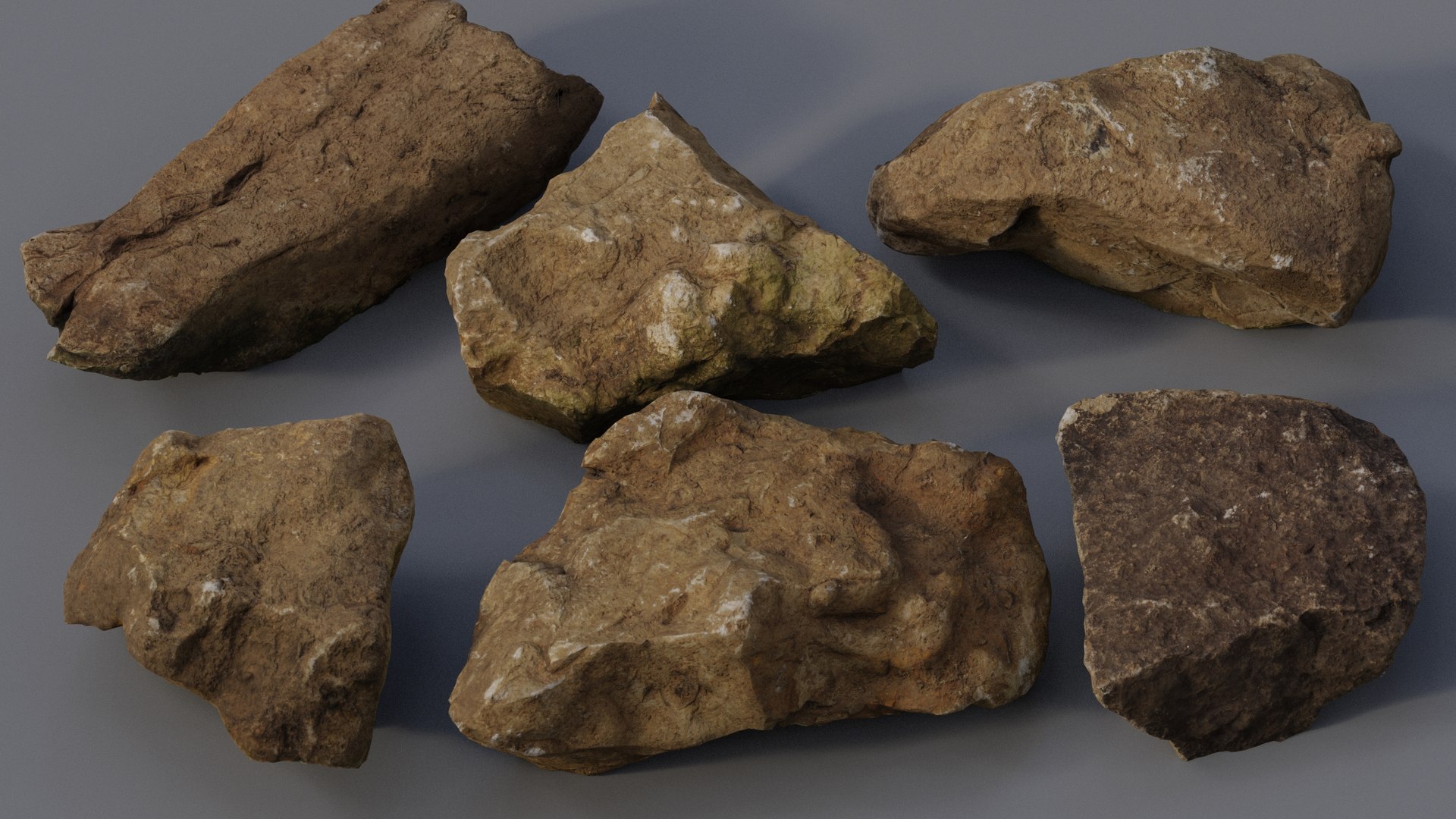 Free 3D Rocks Materials Model - TurboSquid 1595174