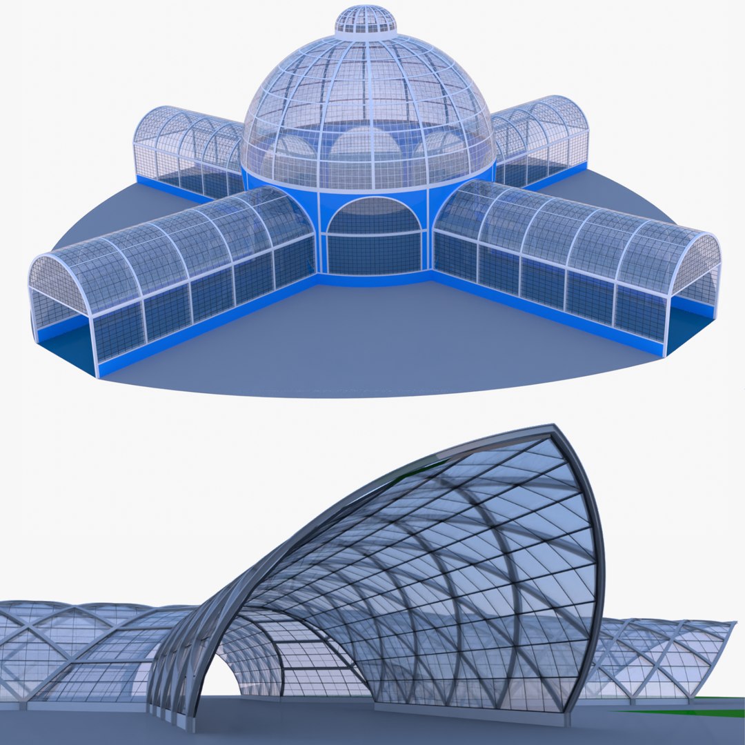 3D Glass Buildings Collection Model - TurboSquid 2149644