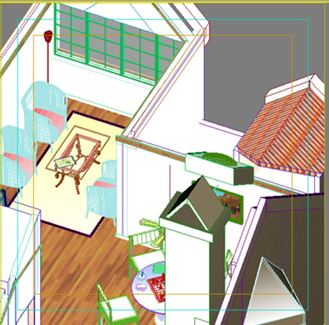 House Interior 3d Dxf